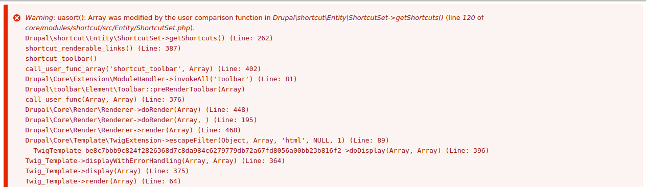 Enabling of webprofiler destroys website [#2770741] | Drupal.org
